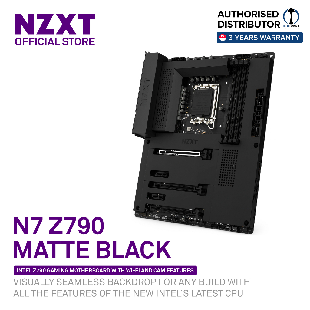 NZXT N7 Z790 - DDR5 WIFI AX Premium ATX Motherboard [2 Color Options ...