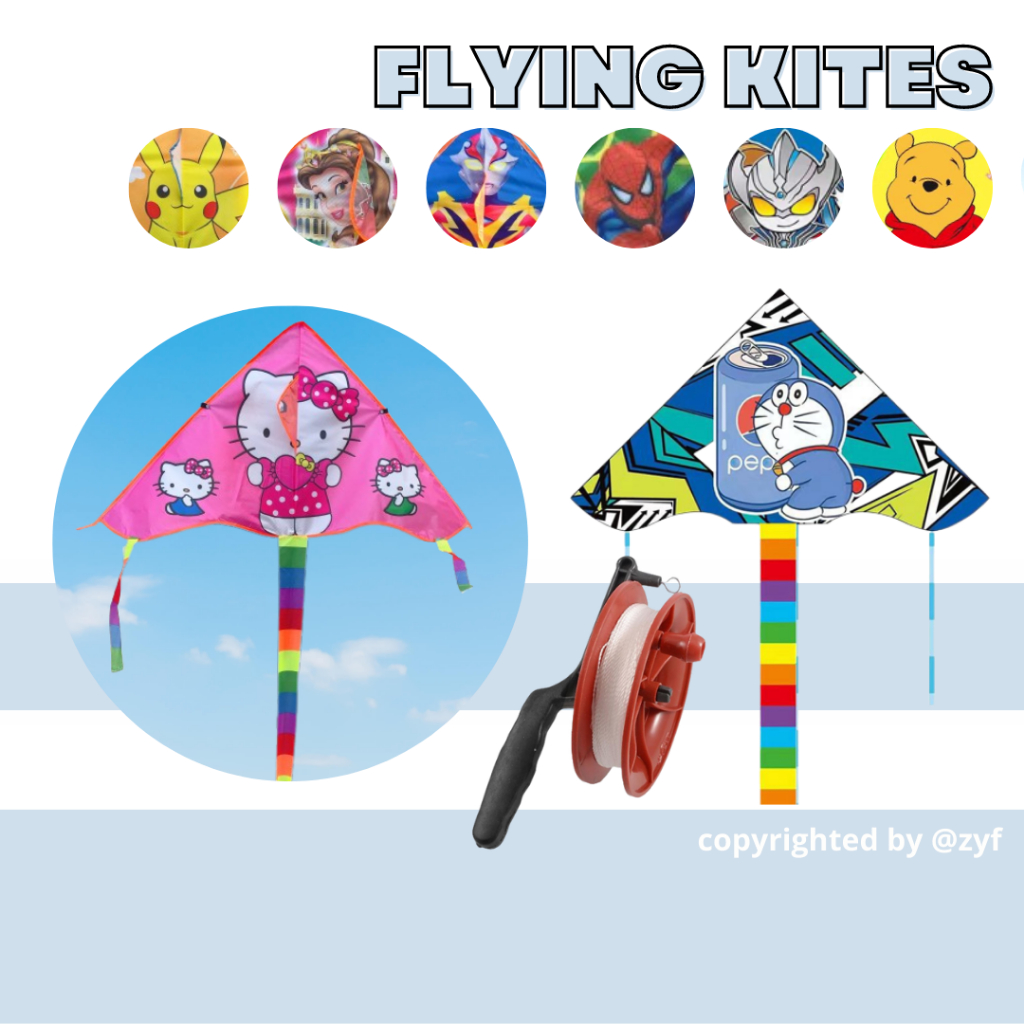 Cartoon Character Kites – Sanrio, Pokemon, Mario, Doraemon, Disney ...