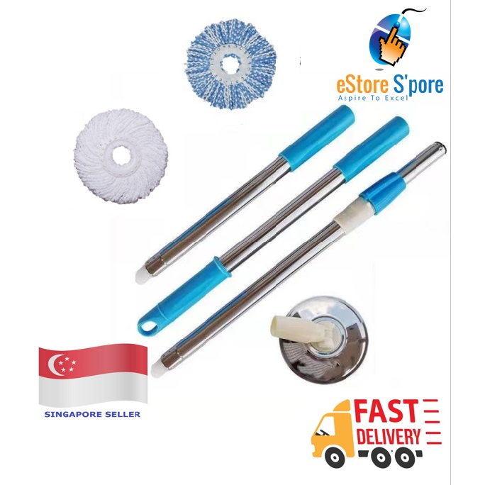 1.54-metre Long Spin Mop Rod / Mop Pole/ Mop Stick. Multiple Colours ...