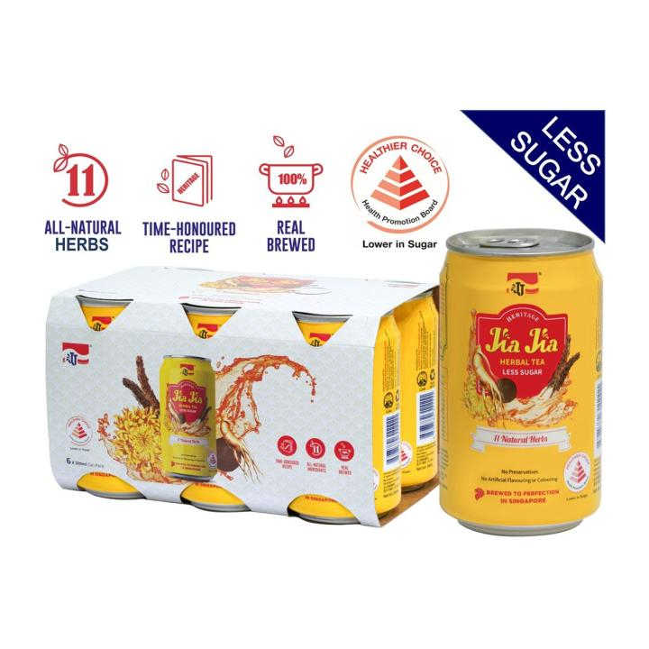 JJ Jia Jia Herbal Tea Less Sugar - 24s - Case/JJ Jia Herbal Tea Less ...