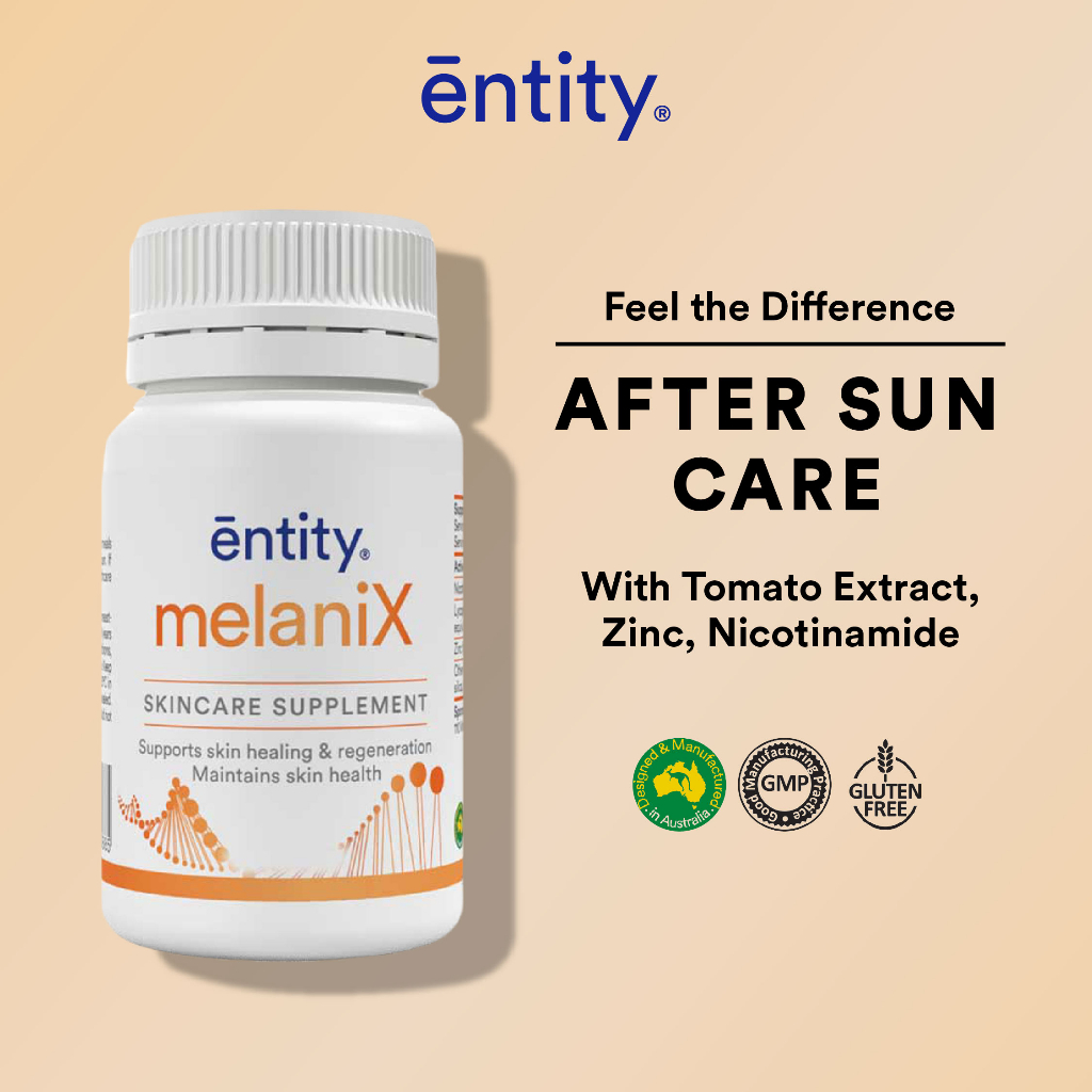 Entity Health MelaniX (Zinc, Anti-inflammatory, Tomato Extract) UV ...