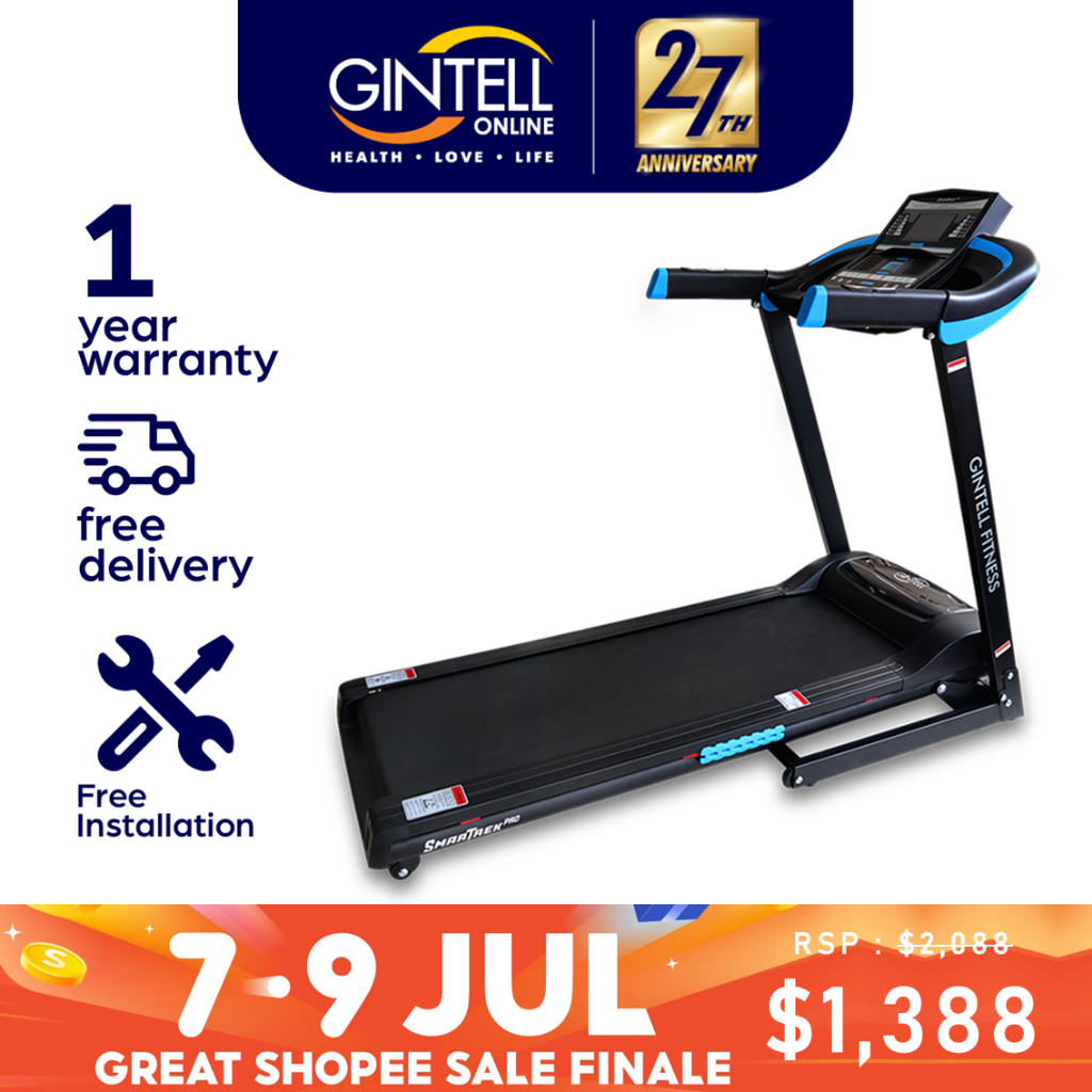 GINTELL SmarTREK Pro Treadmill | Shopee Singapore