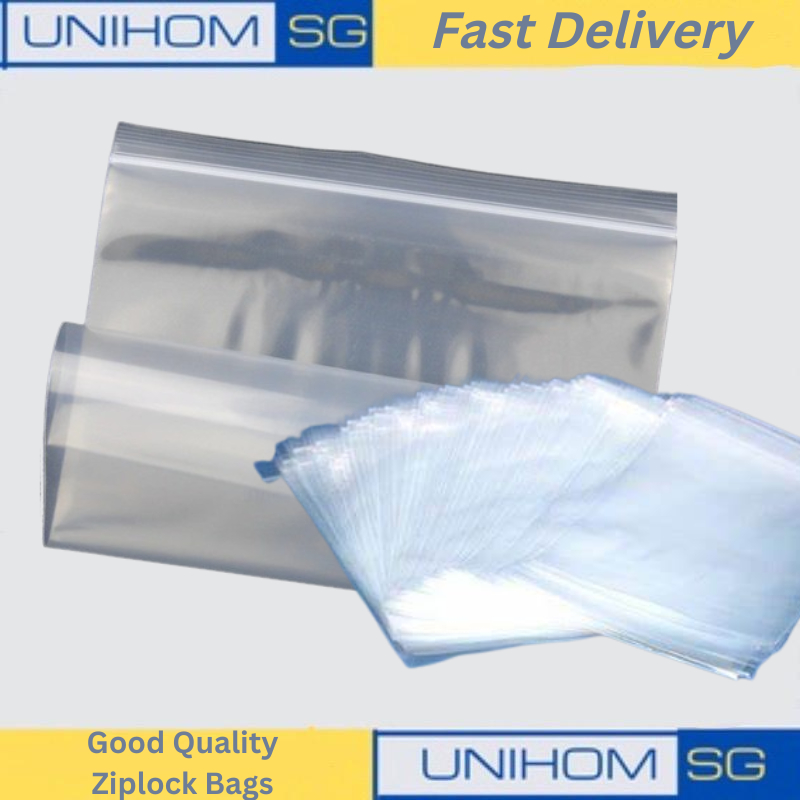 UnihomSG [ReadyStock] Zip lock Bag | Zipper Bag for food | Small Zip ...