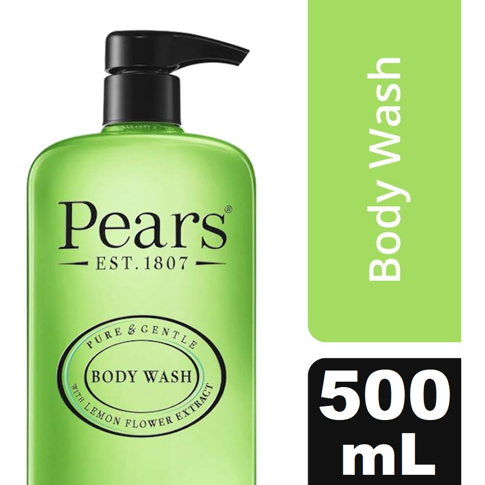 Pears Pure & Gentle Body Wash Lemon Flower Extract - 500 mL | Shopee ...
