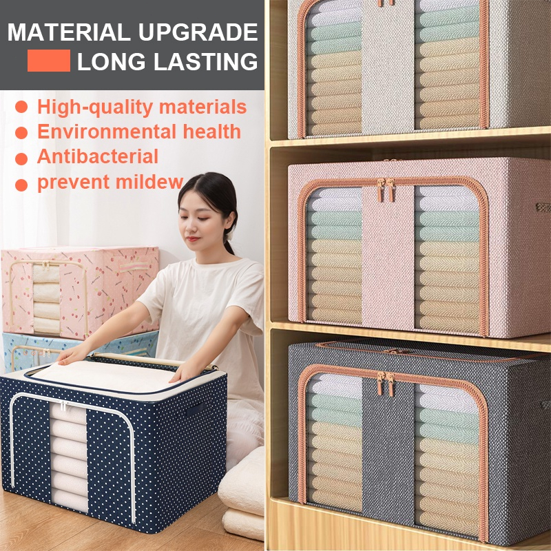 【SG Stock】72L 100L Foldable Storage Box Home Organizer Clothes ...