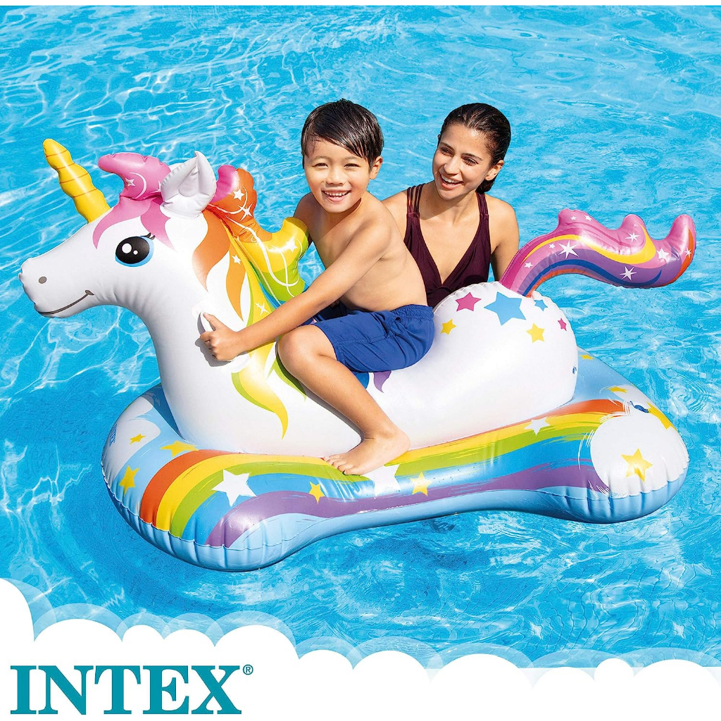 Children Swim Float Intex Unicorn Ride-On Float Bestway Dolphin Children Float Junior Inflatable ...