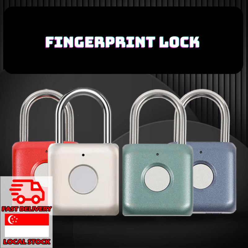 🇸🇬SG Ready Stock🇸🇬 Fingerprint USB charged Lock | Shopee Singapore