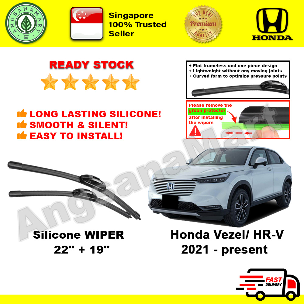Genuine Silicon Wiper / Hybrid Wiper / Rear Wiper (For Honda HR-V/Vezel 2021 RV) | Shopee Singapore