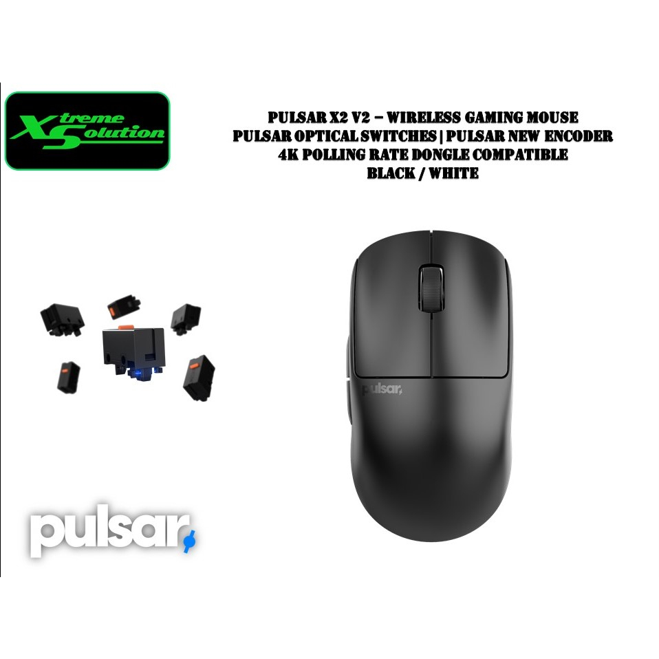 Pulsar X2V2 | X2 Version 2 Medium & Mini Lightweight Wireless Mouse ...