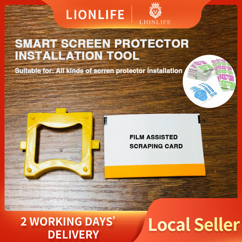 [SG]Smart Screen Protector Installation Set Artifact Tool Pack Alcohol ...