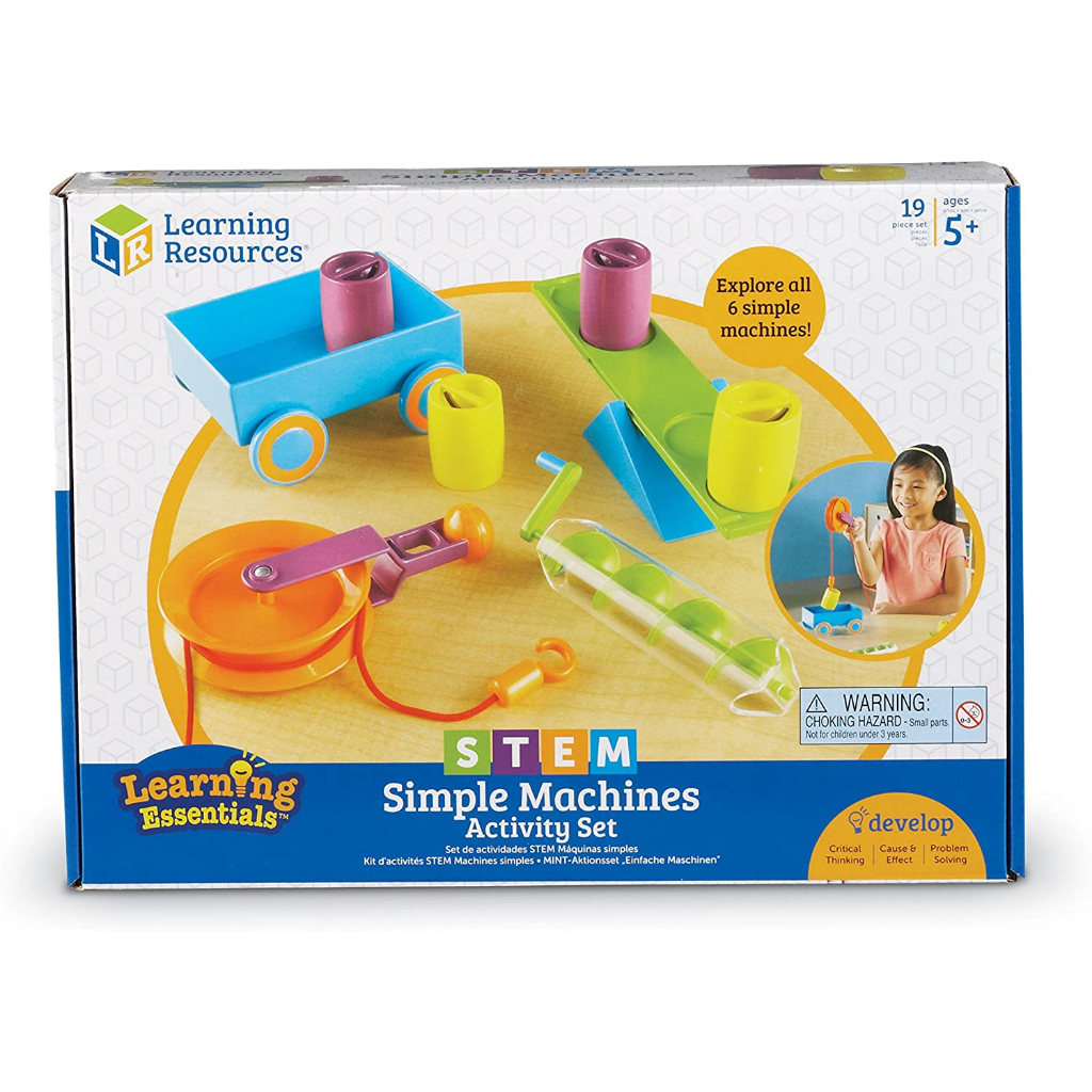 Learning Resources Stem Simple Machines Activity Set | Shopee Singapore