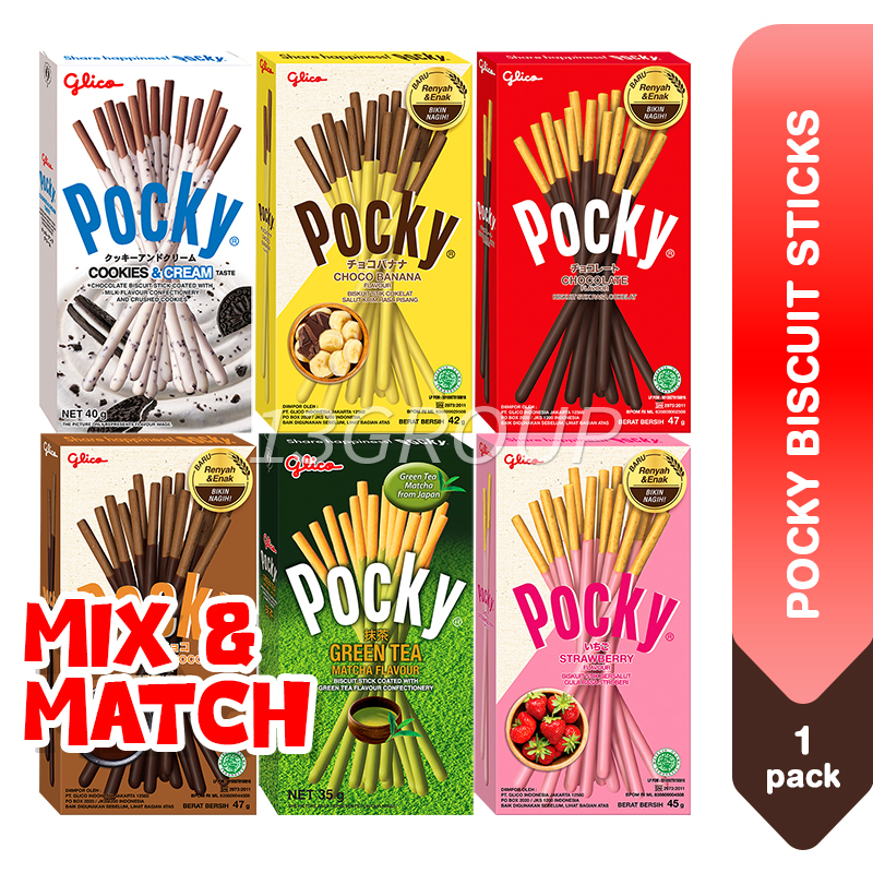 Pocky Biscuit Sticks, 35g-47g | Shopee Singapore