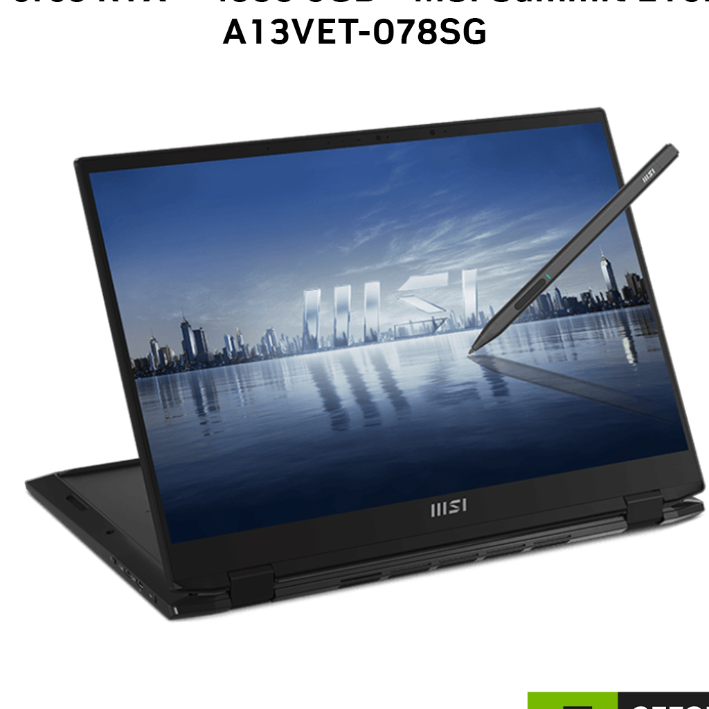 GeForce RTX™ 4050 6GB - MSI Summit E16Flip A13VET-078SG 9S7-159431-078 ...