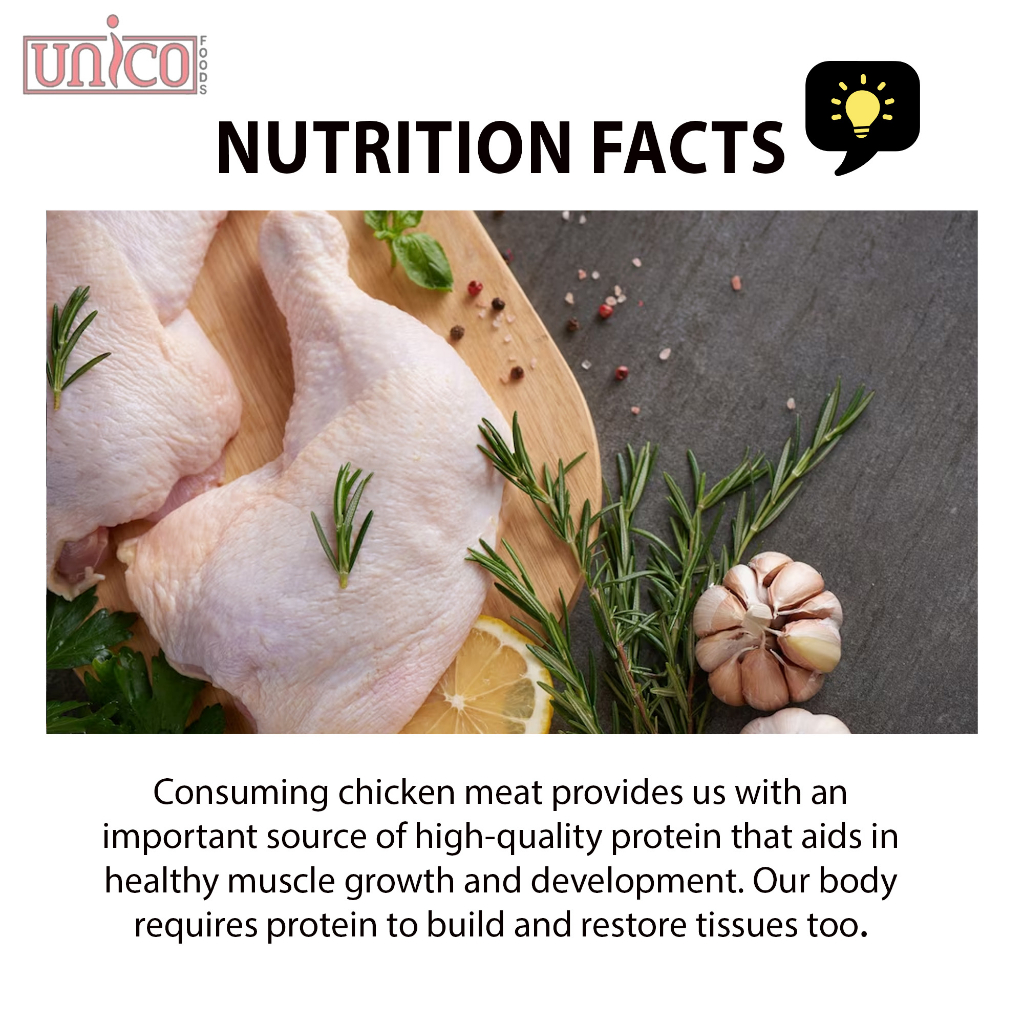 [UNICOFOODS] UF Chicken Whole Leg Cube (400gm) | 鸡腿粒 | Shopee Singapore
