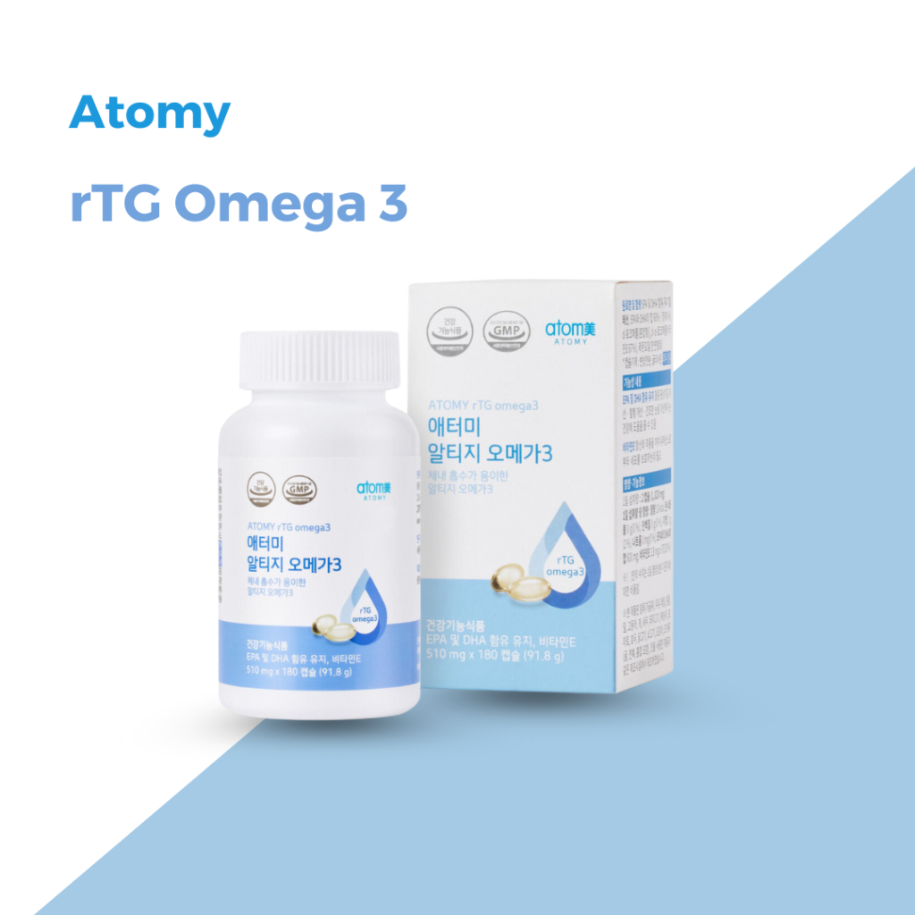 Atomy RTG Omega 3 510mg x 180 capsules | Shopee Singapore
