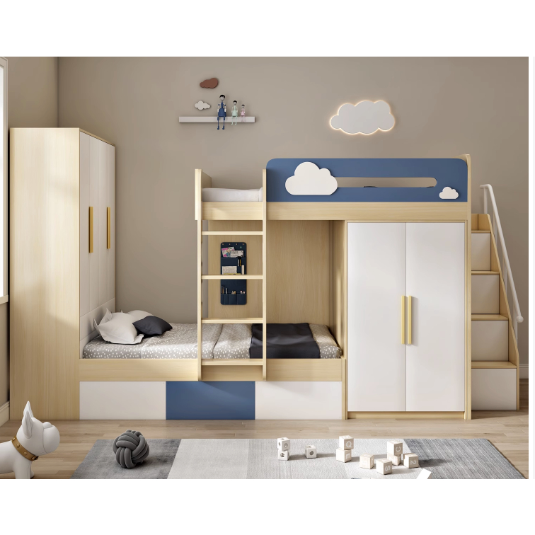(Free Installation) Modular Children's bed Series /bed frame/staircase ...