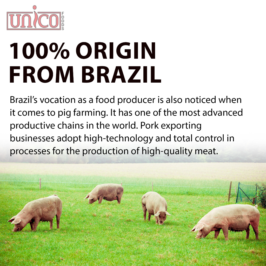 [UNICOFOODS] Frozen Brazil Pork Ribs (Bak Kut Teh) 450-500g+- | 肉骨茶 排骨 ...