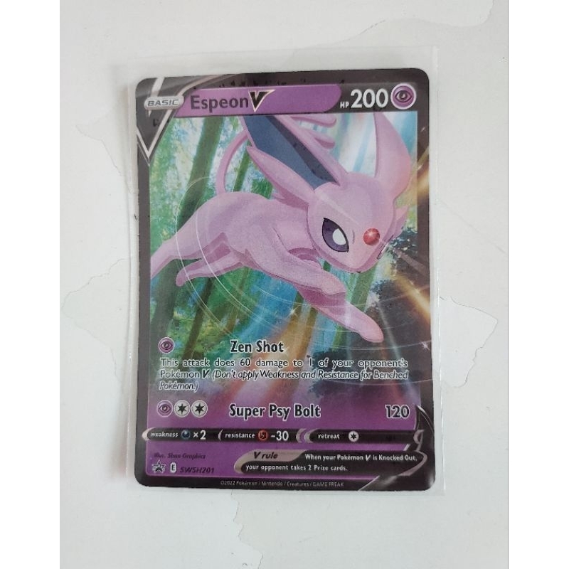 Pokemon swsh201 espeon v promo card | Shopee Singapore