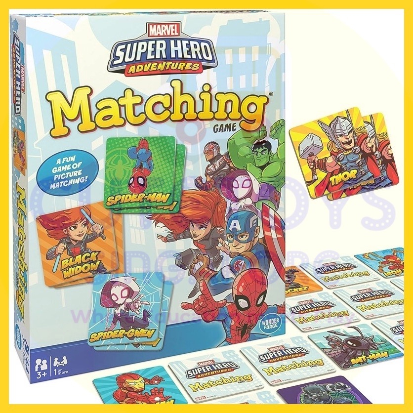 [SG] Superhero Matching Card Game (Memory Game) | Shopee Singapore