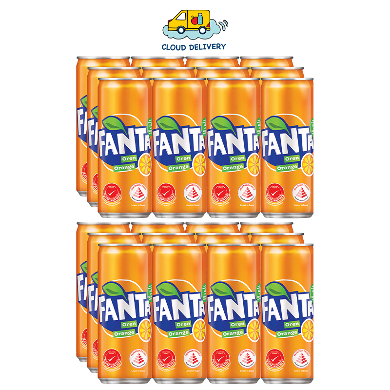 Fanta Orange Can Drink (12 x 320ml / 24 x 320ml) | Shopee Singapore