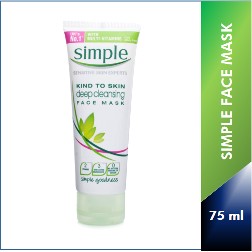 Simple Deep Cleansing Face Mask 75ml | Shopee Singapore