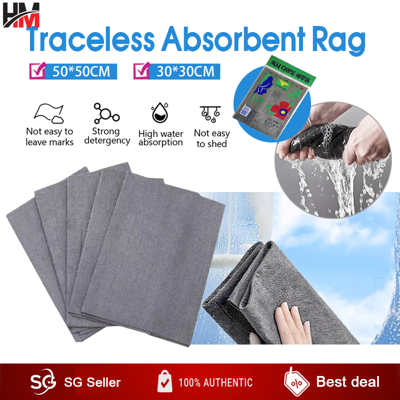 [SG Ready Stock] Magic cloth Magic Glass Wiping Rags Cleaning Glass ...