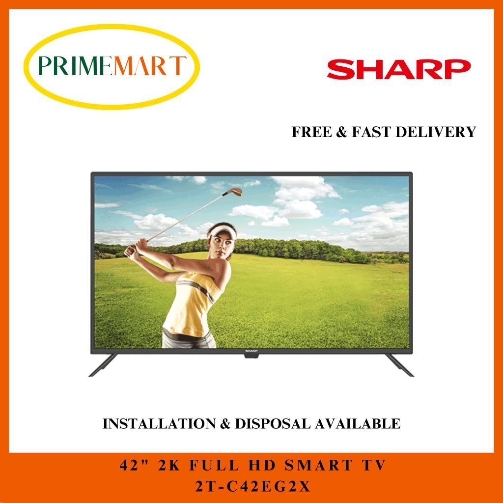 SHARP 42": 2T-C42EG1X / 2T-C42EG2X FULL HD ANDROID TV - 3 YEARS SHARP ...
