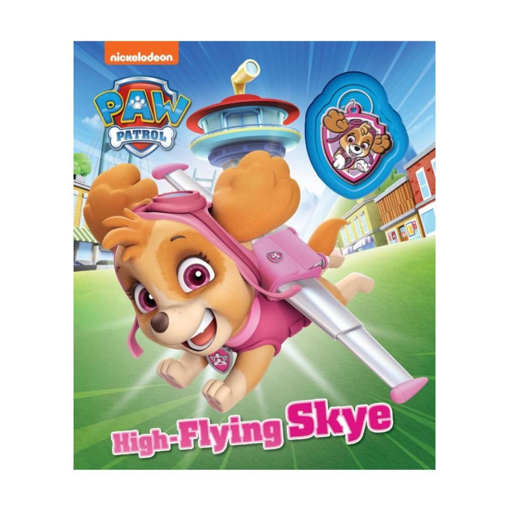 Paw Patrol High Flying Skye Story Book For Kids To Read With Bag Tag ...