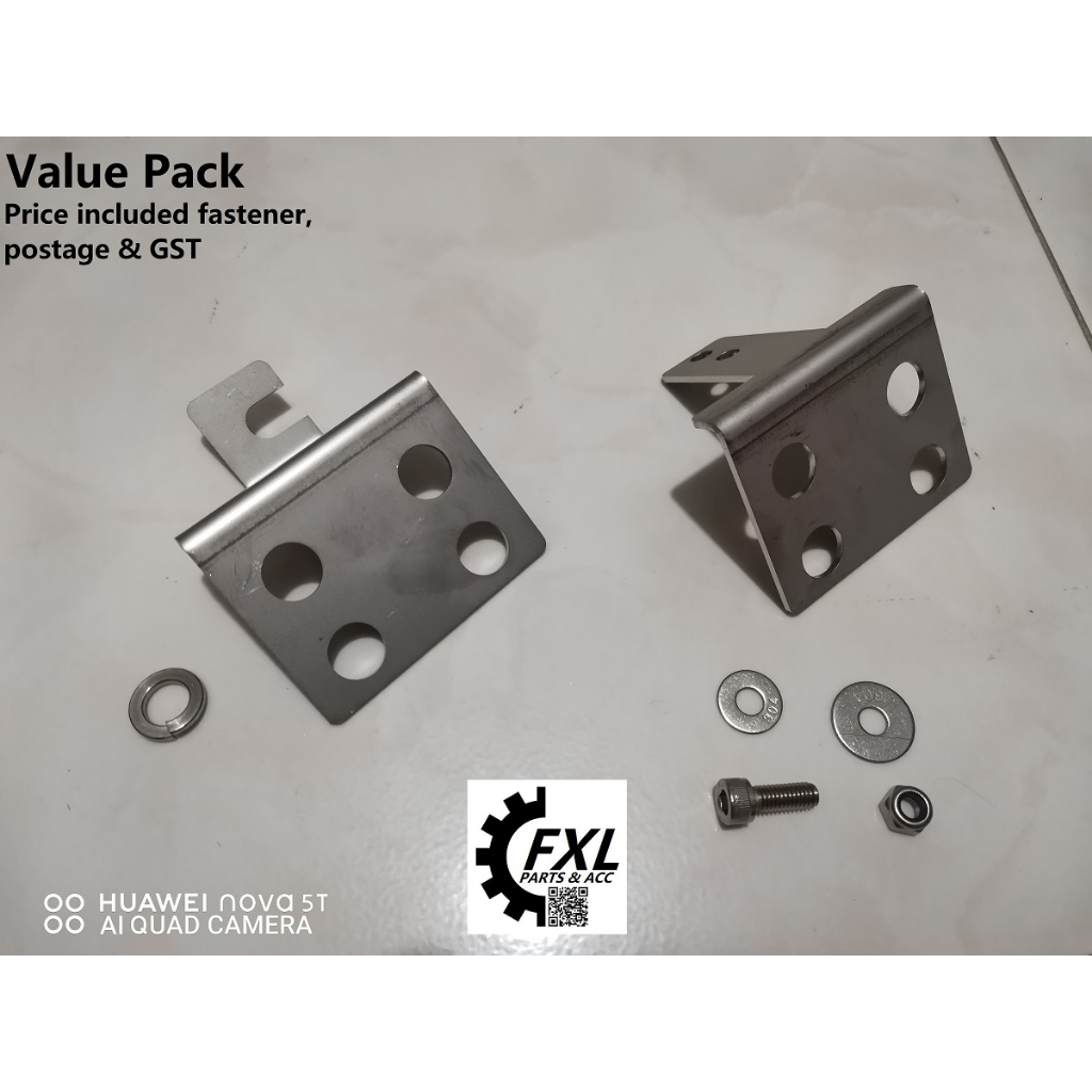 Motorcycle IU OBU bracket / ERP bracket for Side mirror & basket mount ...