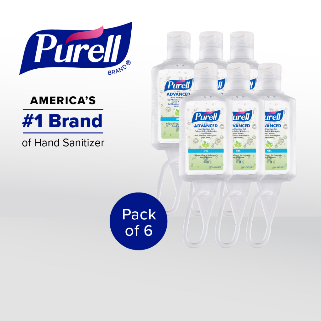 PURELL® Advanced Hand Sanitizer Gel - 30ml with Jelly Carrier (Pack of ...