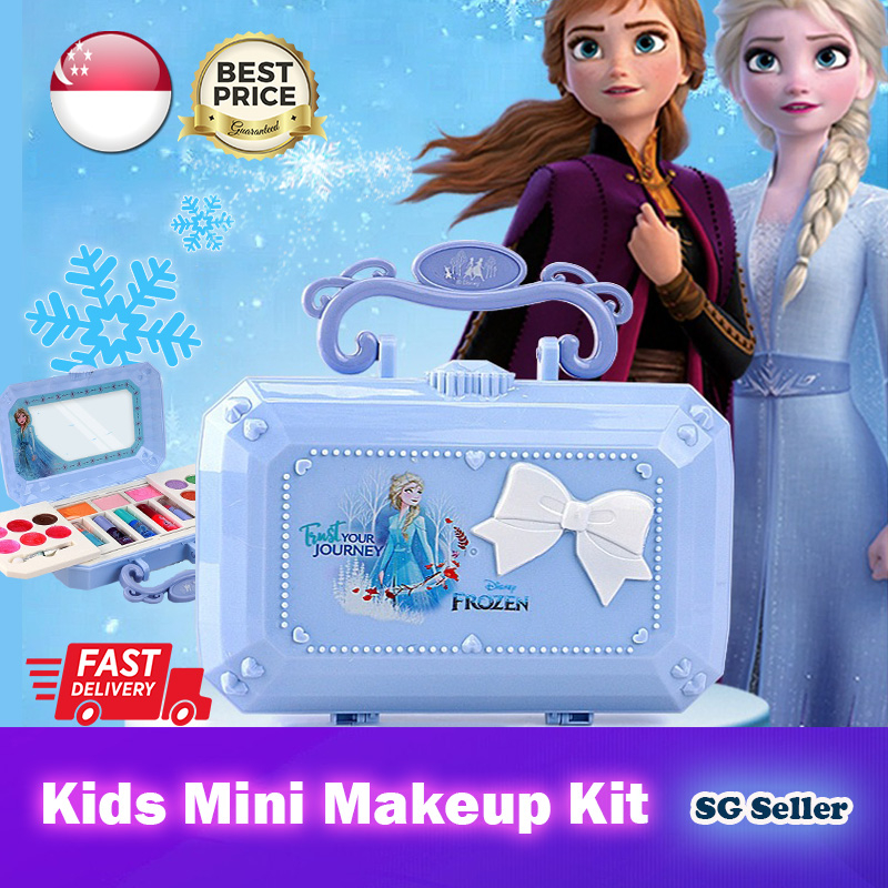 【SG Ready Stock】Frozen Elsa Princess Kids Non-toxic Mini Makeup Kit ...