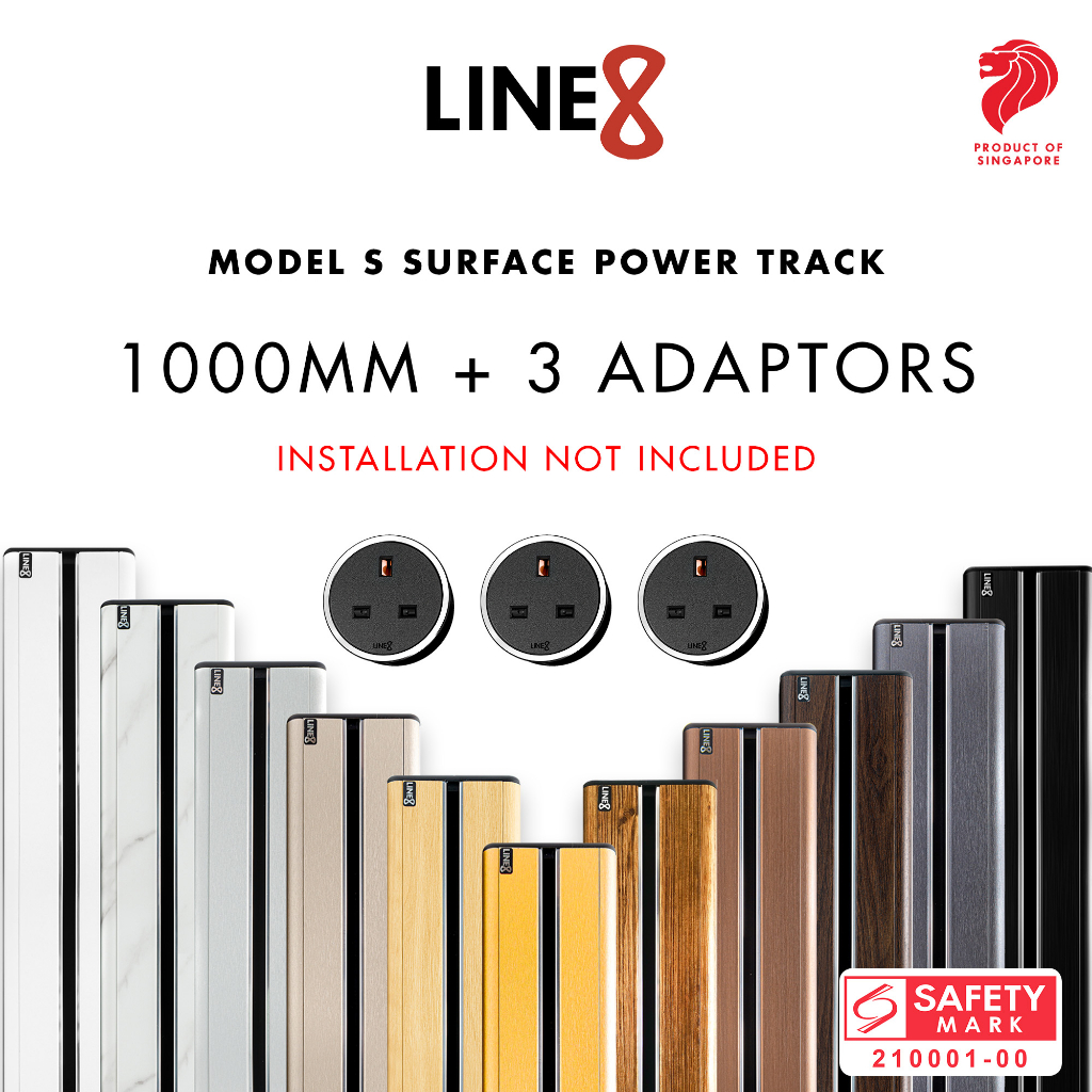 Line8 Power Track Model S 1000mm Package Deal (Without Installation ...