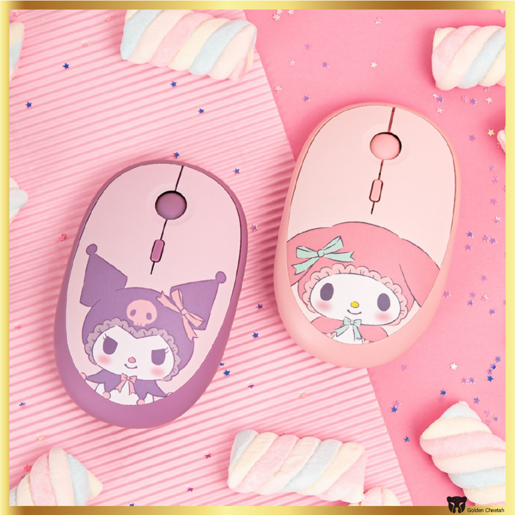 Royche Sanrio Mouse 3 in 1 Bluetooth Wireless Connection Silent Mouse ...