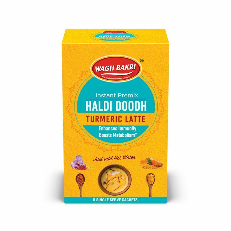 Wagh Bakri Instant Premix Haldi / Turmeric Doodh Latte Sachet 110g for ...