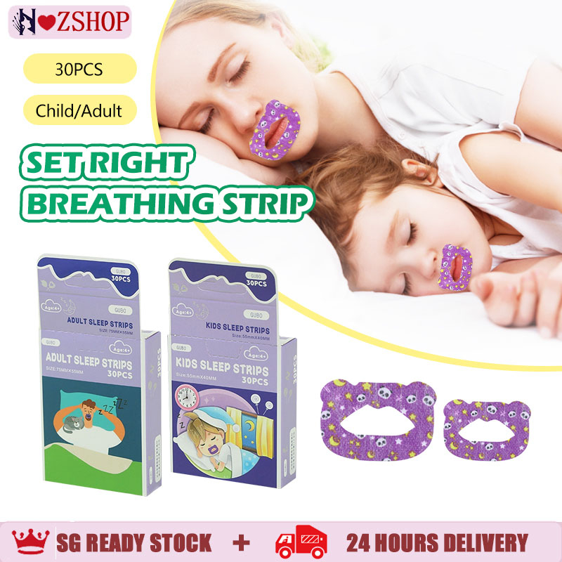 30Pcs Breathing Correction Stickers Mouth Correction Sticker Children Adults Night Mouth Sleep ...
