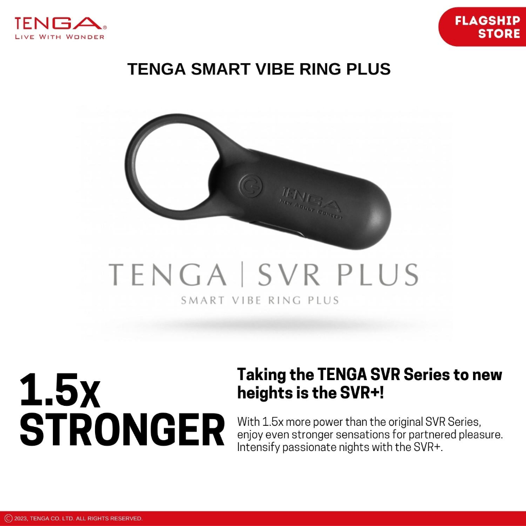 Tenga Penis Ring Sexy Toys For Couples SVR Plus Smart Vibe Couple Toy Rechargeable Vibrating ...