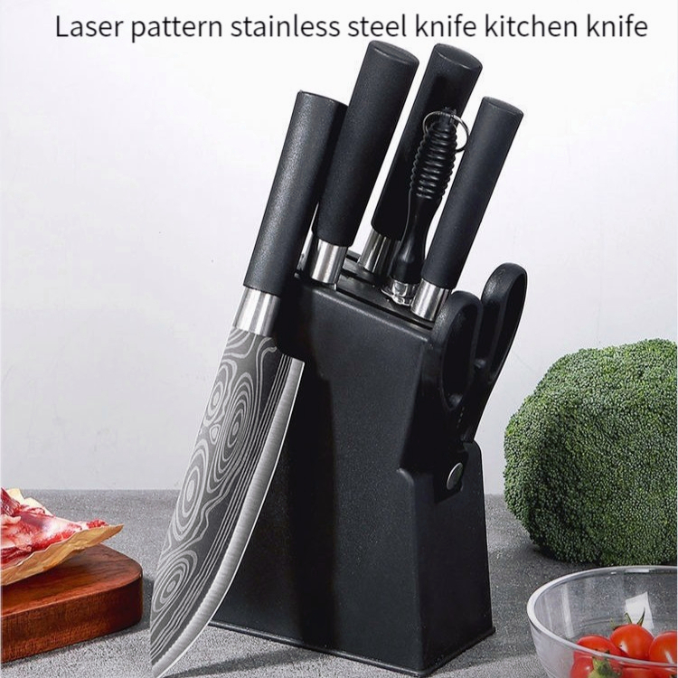 [SG stocks]Kitchen Knife Set Stainless Steel Sharp Chef's Knife Kitchen ...