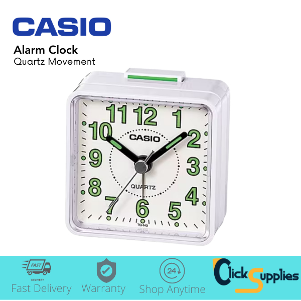 Casio Table Alarm Clock Analogue Buzzer Quartz Movement Reliable and ...