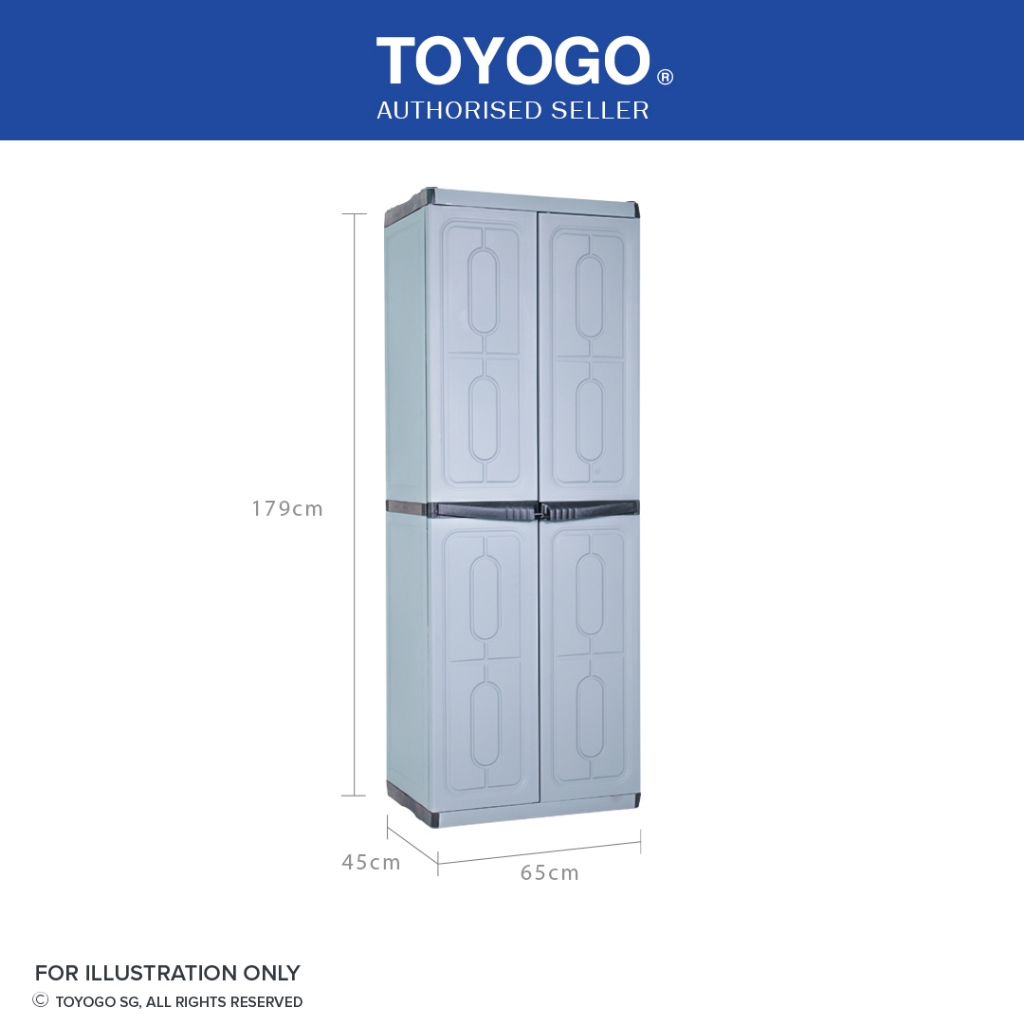 Toyogo 608-1 608-2 Italian Storage Cabinet / Closet | Shopee Singapore