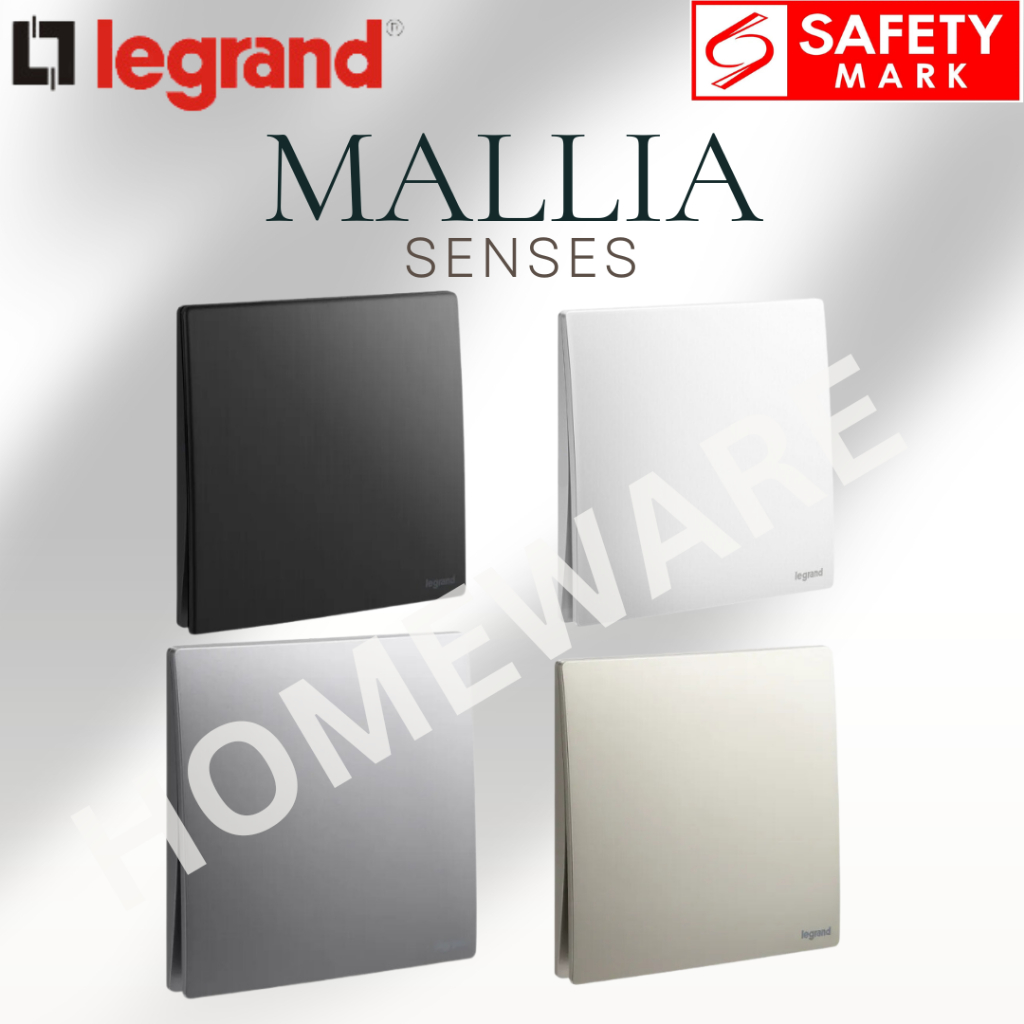 [SG Seller] Legrand Mallia SENSES 1Gang 1Way 1Gang 2Way Switch Matt ...