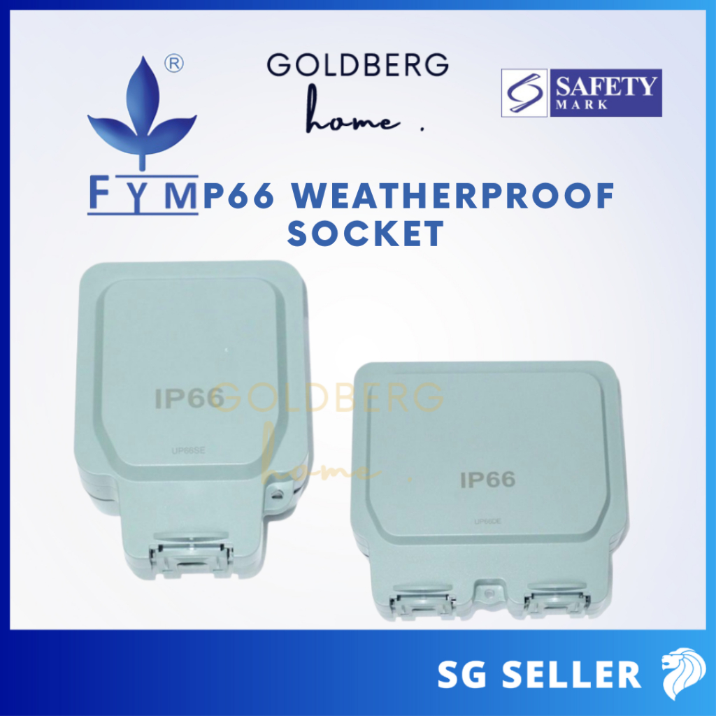 [SG Seller] FYM IP66 Weatherproof Waterproof Switch Socket Outlet 13A ...