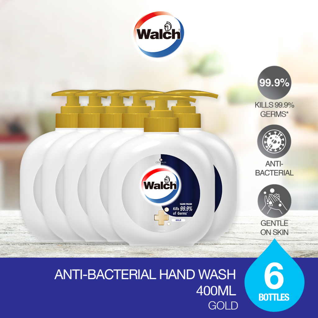 Walch® Anti-bacterial Hand Wash 400ml x 6 Bottles | Shopee Singapore