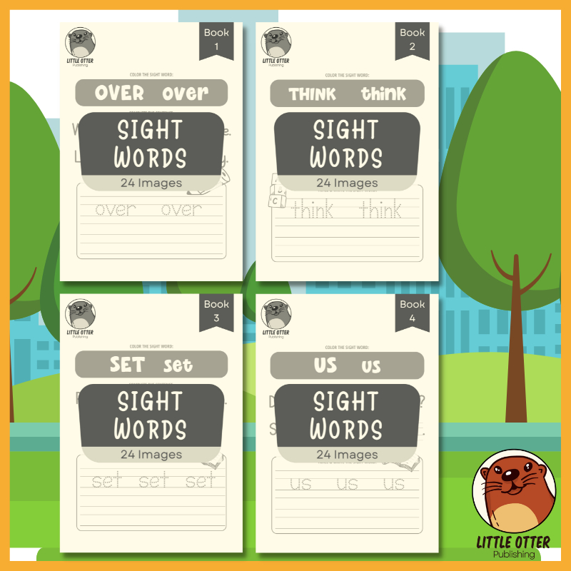 Sight Words Practice Book For Kids, Preschoolers and Toddlers - (A4 ...