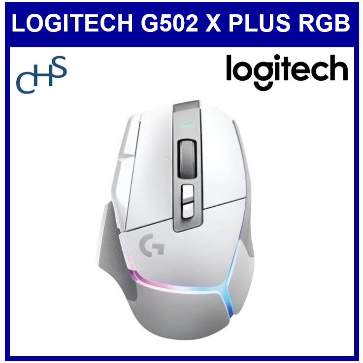 Logitech G502 X Plus Wireless RGB White Gaming Mouse Lightspeed 910 ...