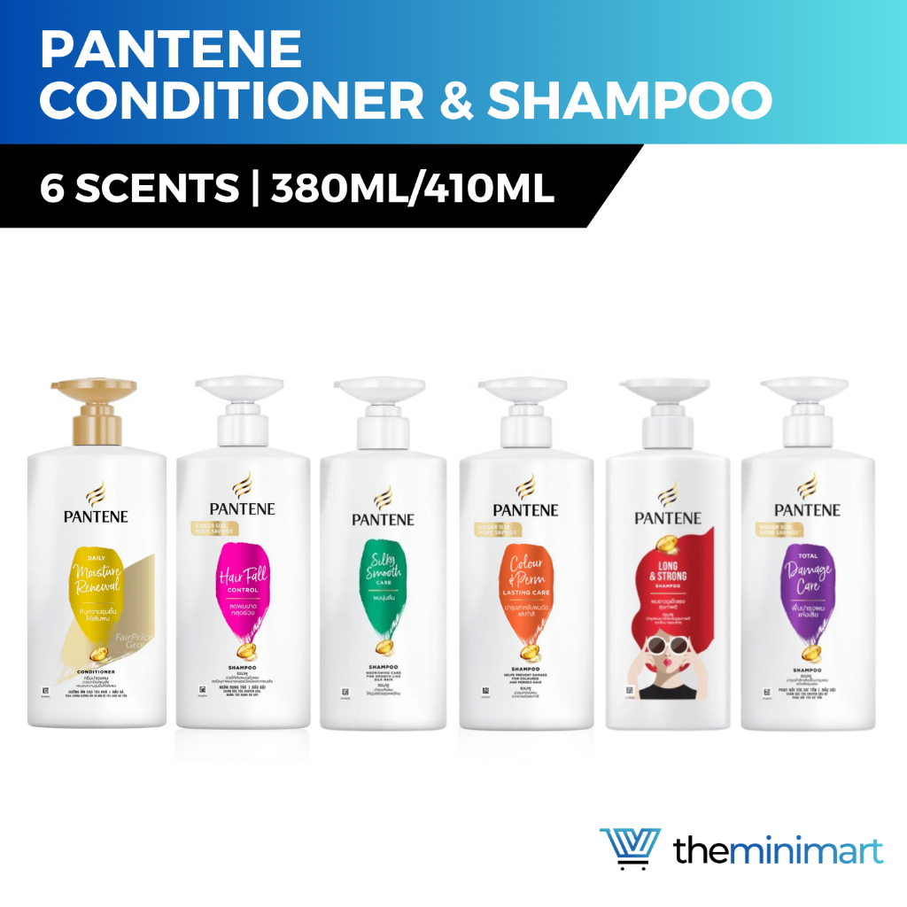 Pantene Shampoo & Conditioner Hair Care Series 380ml - All Hair Types ...