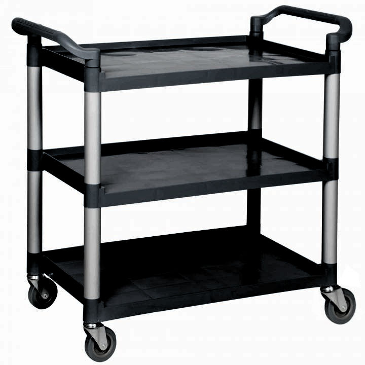Large 3 Tiers Aluminum Frame Plastic Trolley (3TTL) | Shopee Singapore