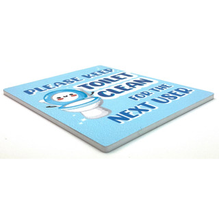 PLEASE KEEP TOILET CLEAN FOR THE NEXT USER SIGNAGE ( 80mm x 100mm ...