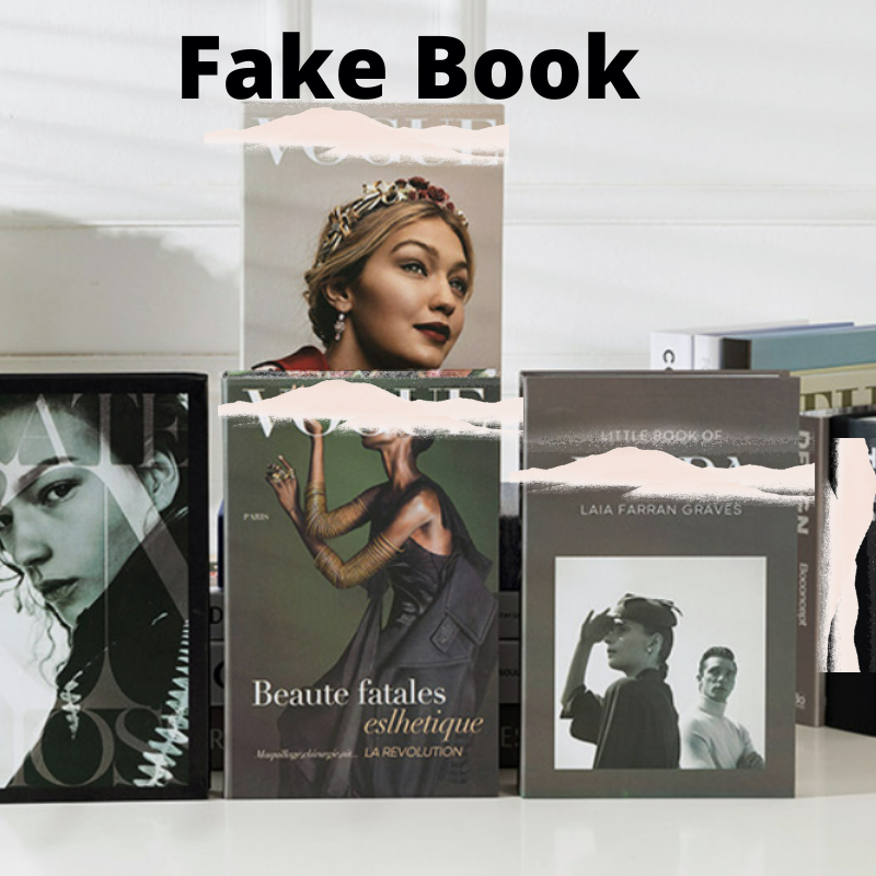 {SG} Fake Book Room Decor Books Aesthetic Minimalist Display Book Decor ...