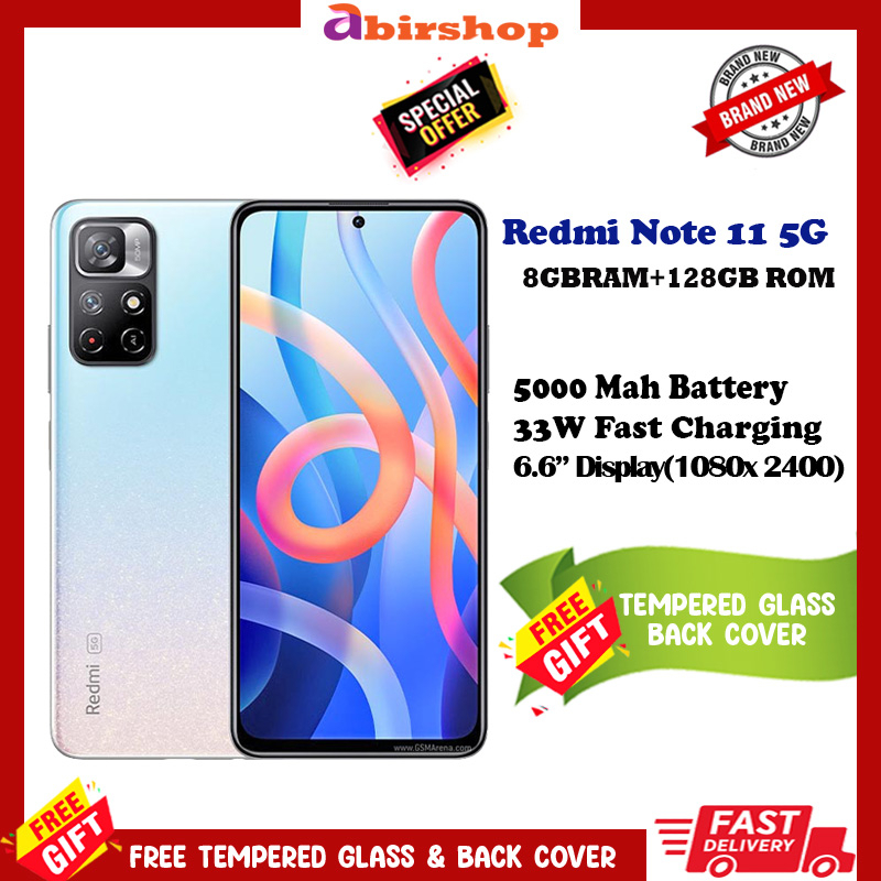 Redmi Note 11 6+2GB/128GB 5G Brand New Sealed Set With Warranty ...