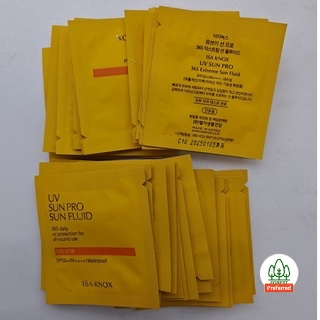 [the face shop]IsaKnox 365 Sun Fluid [SPF50+/PA+++] 1ML*30ea/For travel ...